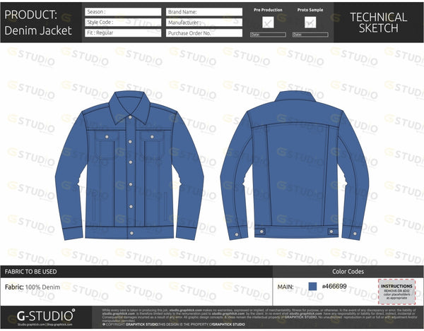 DENIM JACKET TECH PACK TEMPLATE - shop.graphtick.com