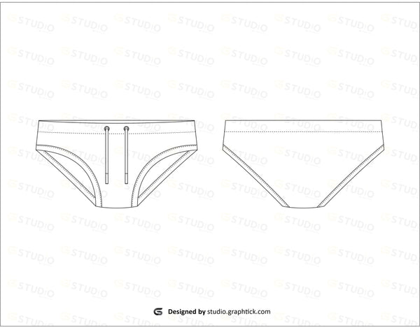 MENS BRIEFS FLAT SKTECH - shop.graphtick.com