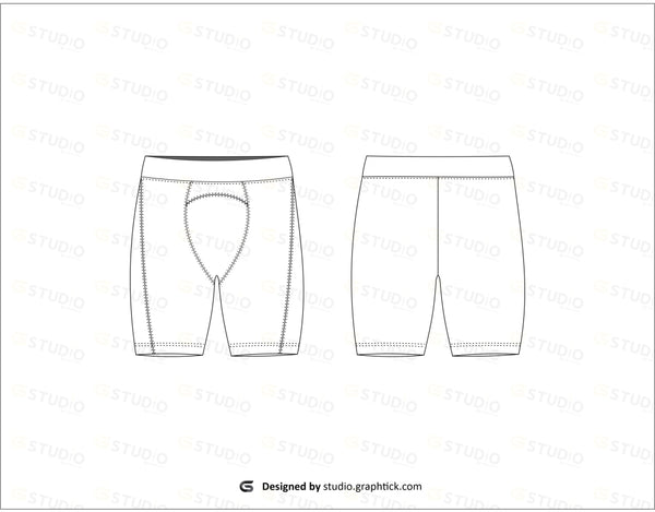 MENS MIDWAY BRIEFS FLAT SKETCH - shop.graphtick.com